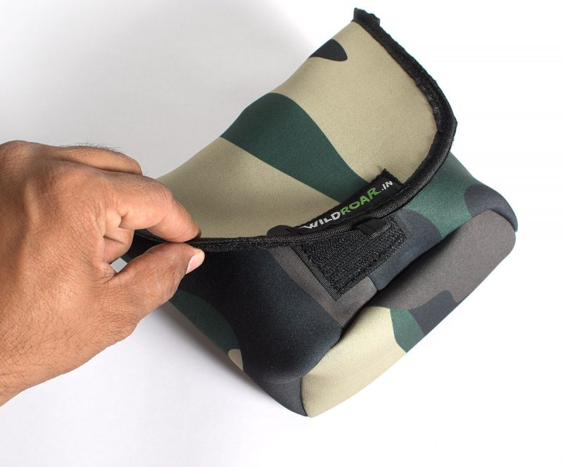 Camera Body Pouch-Green Forest Camo- Pro Size – WildRoar.in