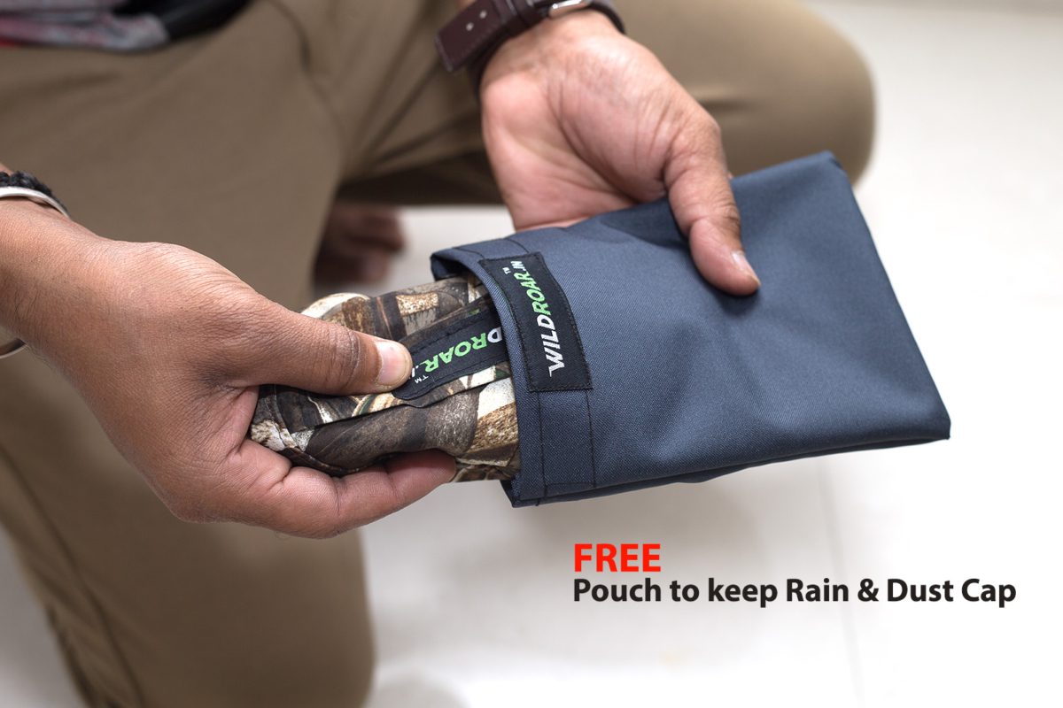 Rain & Dust Cap- Size XXL-600mm 400 2.8 Dry Camo – WildRoar.in