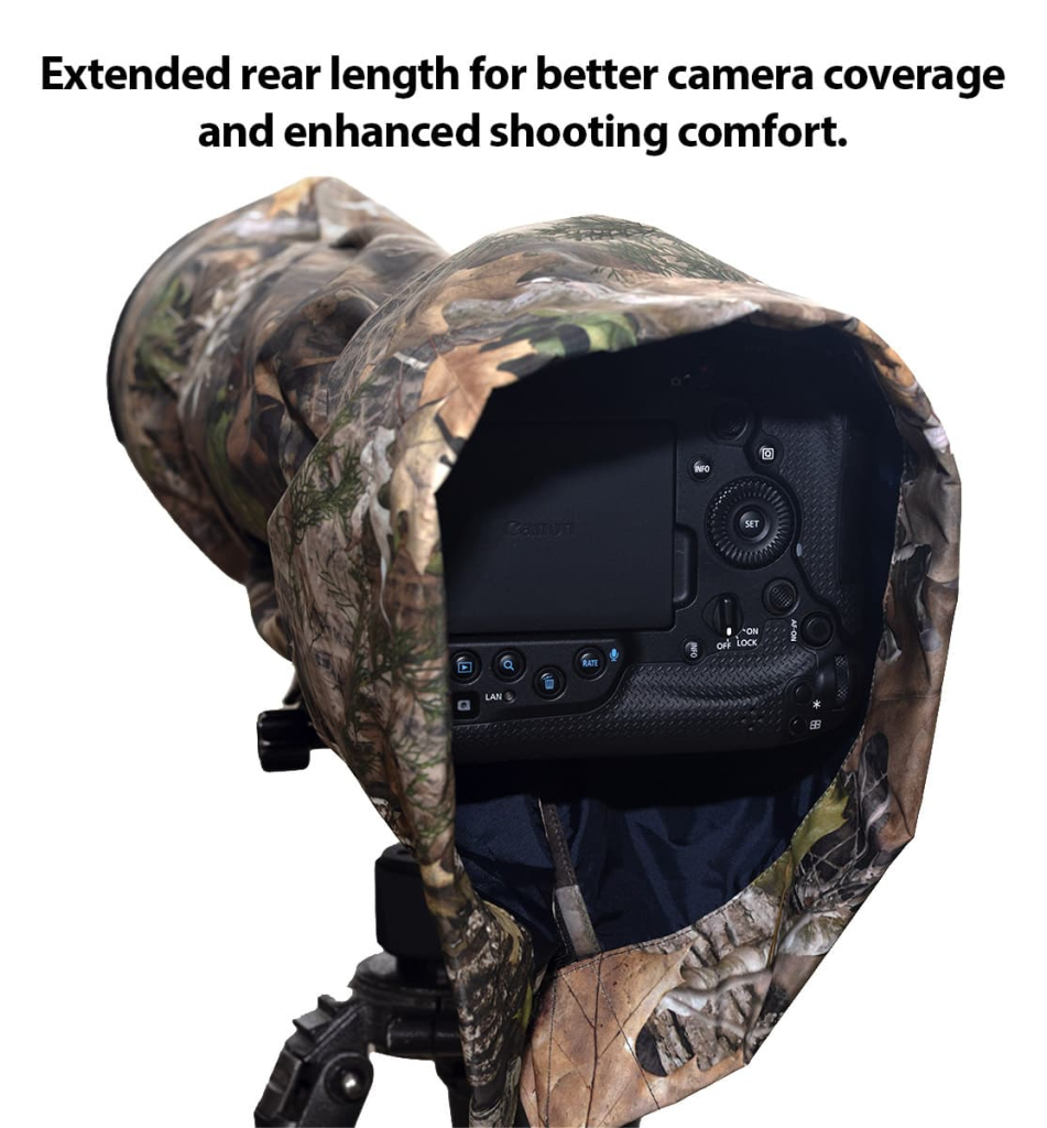 Rain & Dust cover-XXL- For 600mm f4-all terrain Camo – WildRoar.in