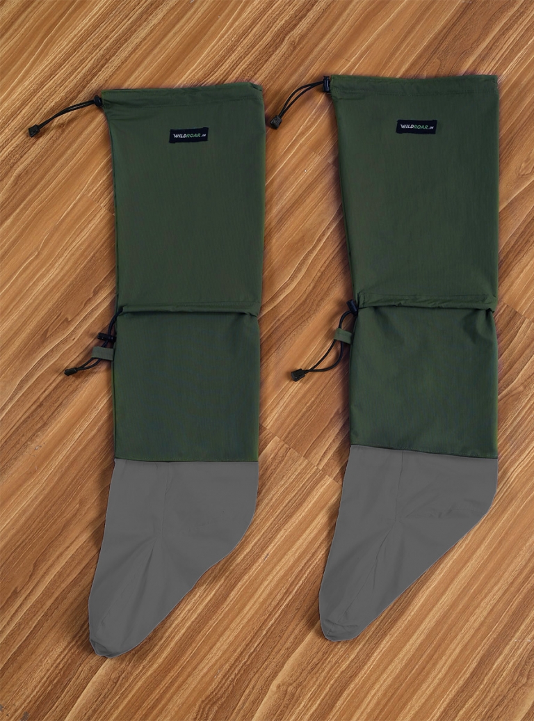 WildRoar Anti Leech Socks- Deep Olive- water repellent – WildRoar.in