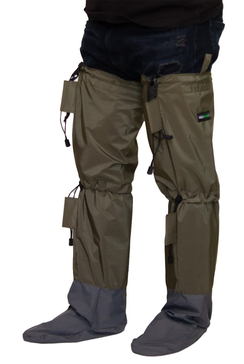 WildRoar Anti Leech Socks- Deep Olive- water repellent – WildRoar.in